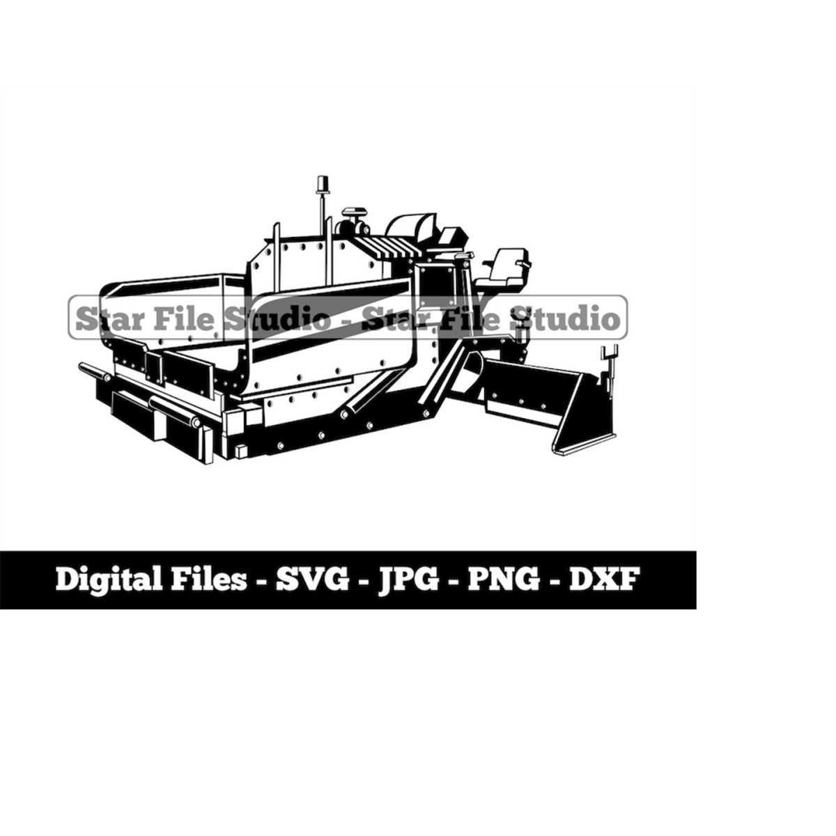 asphalt paver svg - Inspire Uplift