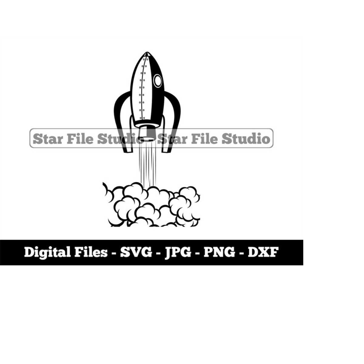 Rocketship Launch 3 Svg, Spaceship Svg, Rocket Svg, Space Ex | Inspire ...