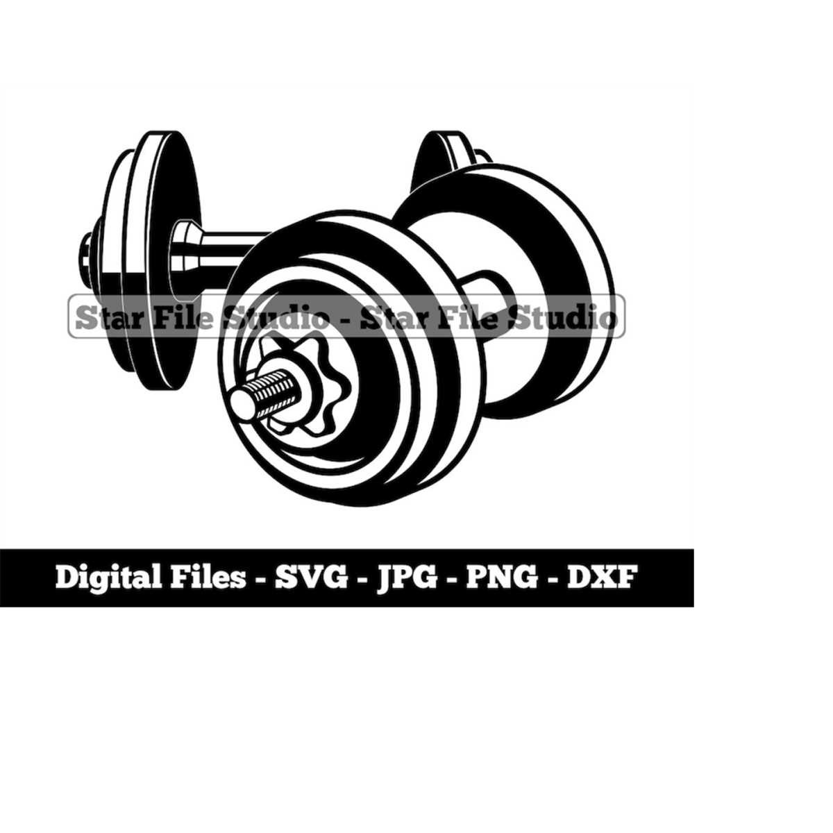 Dumbbells Svg, Weightlifting Svg, Workout Svg, Dumbbells Png - Inspire ...