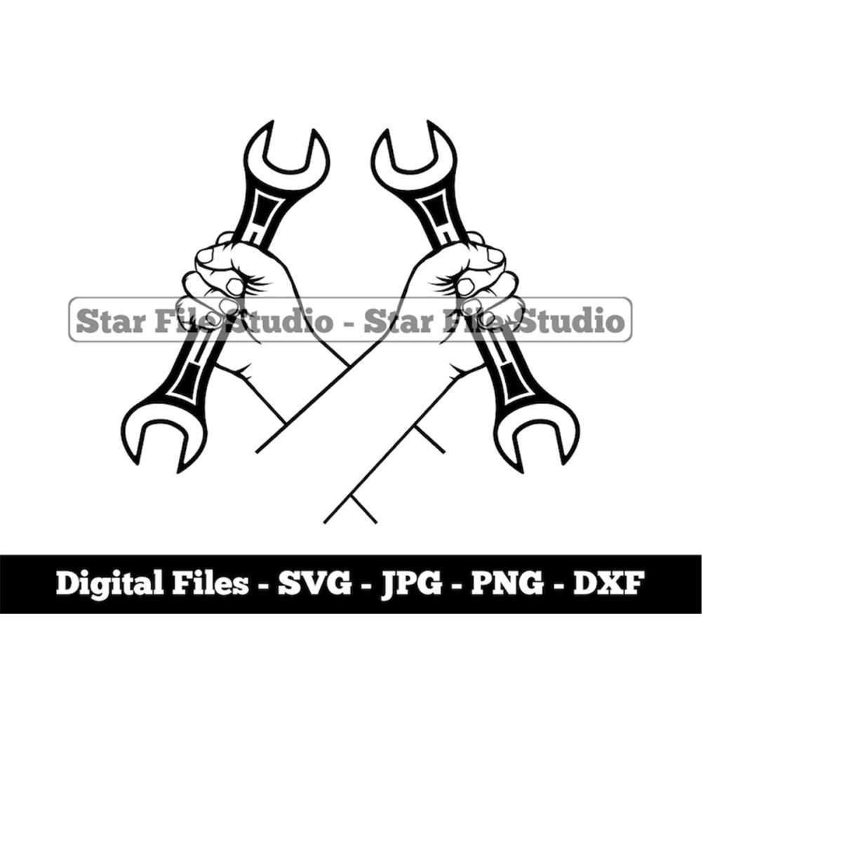 Wrench In Hand Logo Svg, Wrench Svg, Mechanic Svg, Wrench Pn - Inspire ...