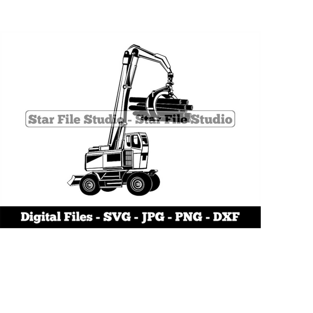 Logging Crane Svg, Forestry Svg, Tree Mover Svg, Logging Cra - Inspire ...