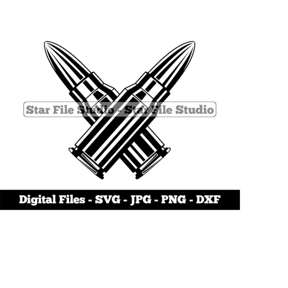 Bullet Logo 3 Svg, Bullet Svg, Ammo Svg, Amunition Svg, Bull - Inspire ...