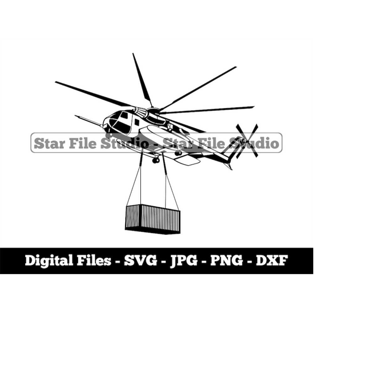 Cargo Helicopter Svg, Helicopter Svg, Cargo Svg, Helicopter - Inspire ...