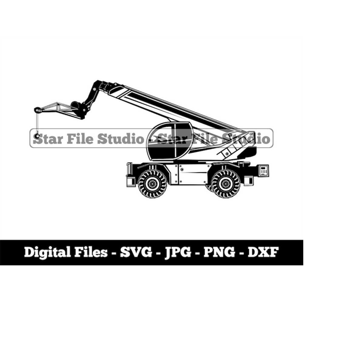 Rotary Telehandler 2 Svg, Rotating Telescopic Handler Svg, H - Inspire ...