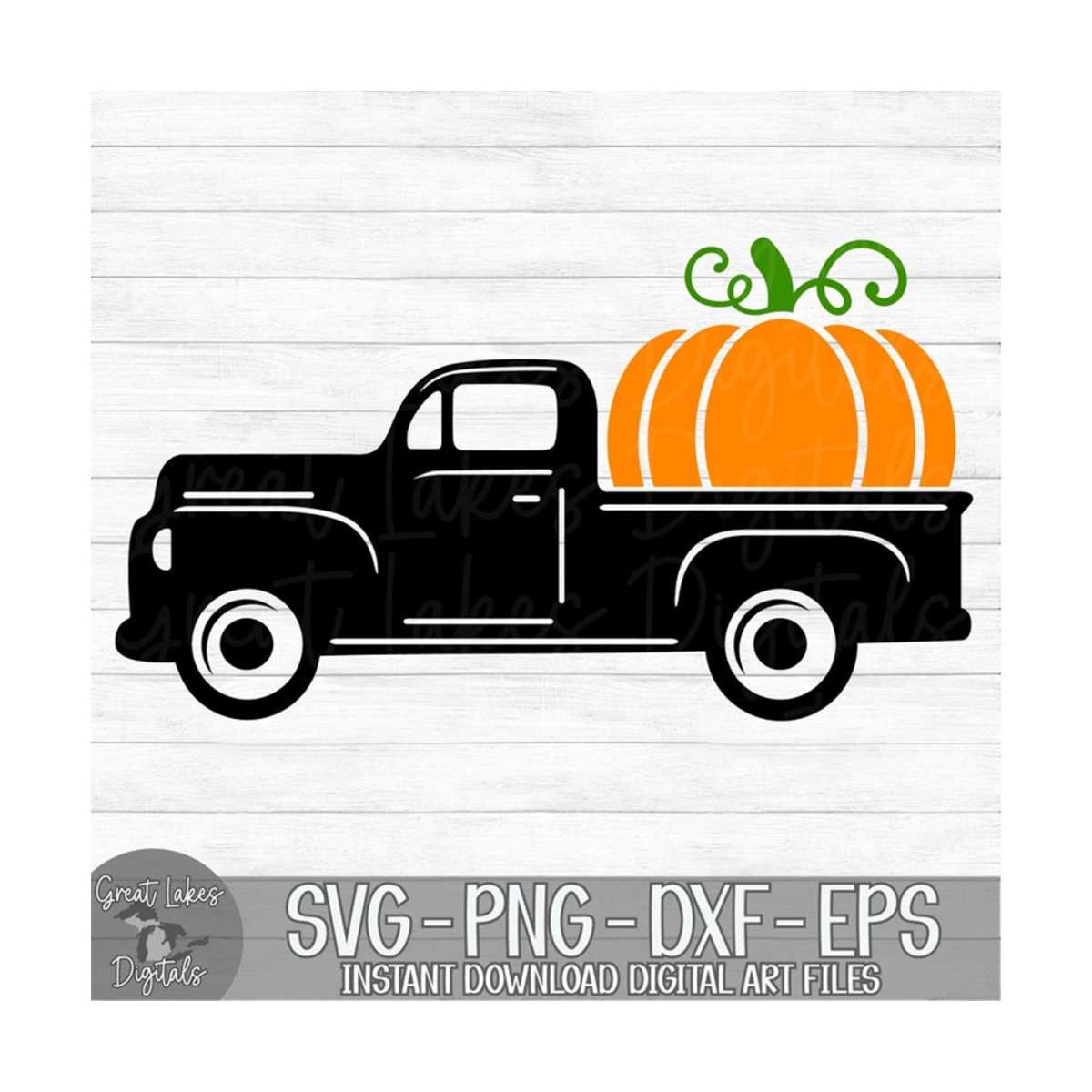 Fall Pumpkin Truck - Instant Digital Download - svg, png, dx | Inspire ...
