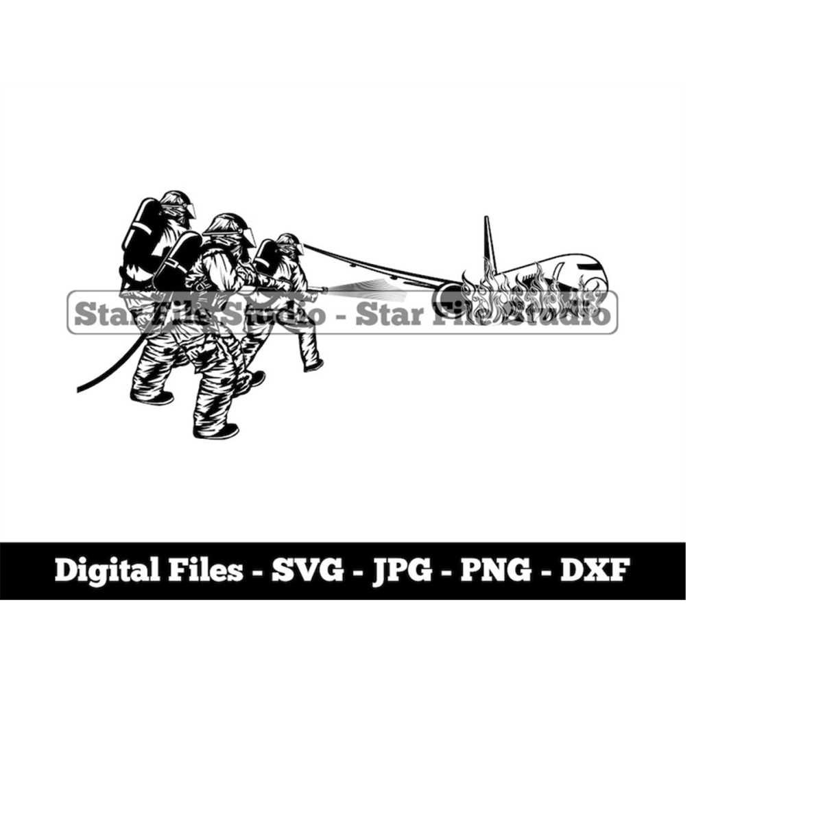 Aircraft Rescue Svg, Airport Rescue Svg, Fire Fighters Svg, - Inspire ...