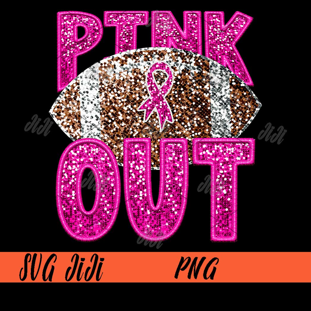 Football Pink Out PNG, Pink Ribbon Breast Cancer Awareness P | Inspire ...