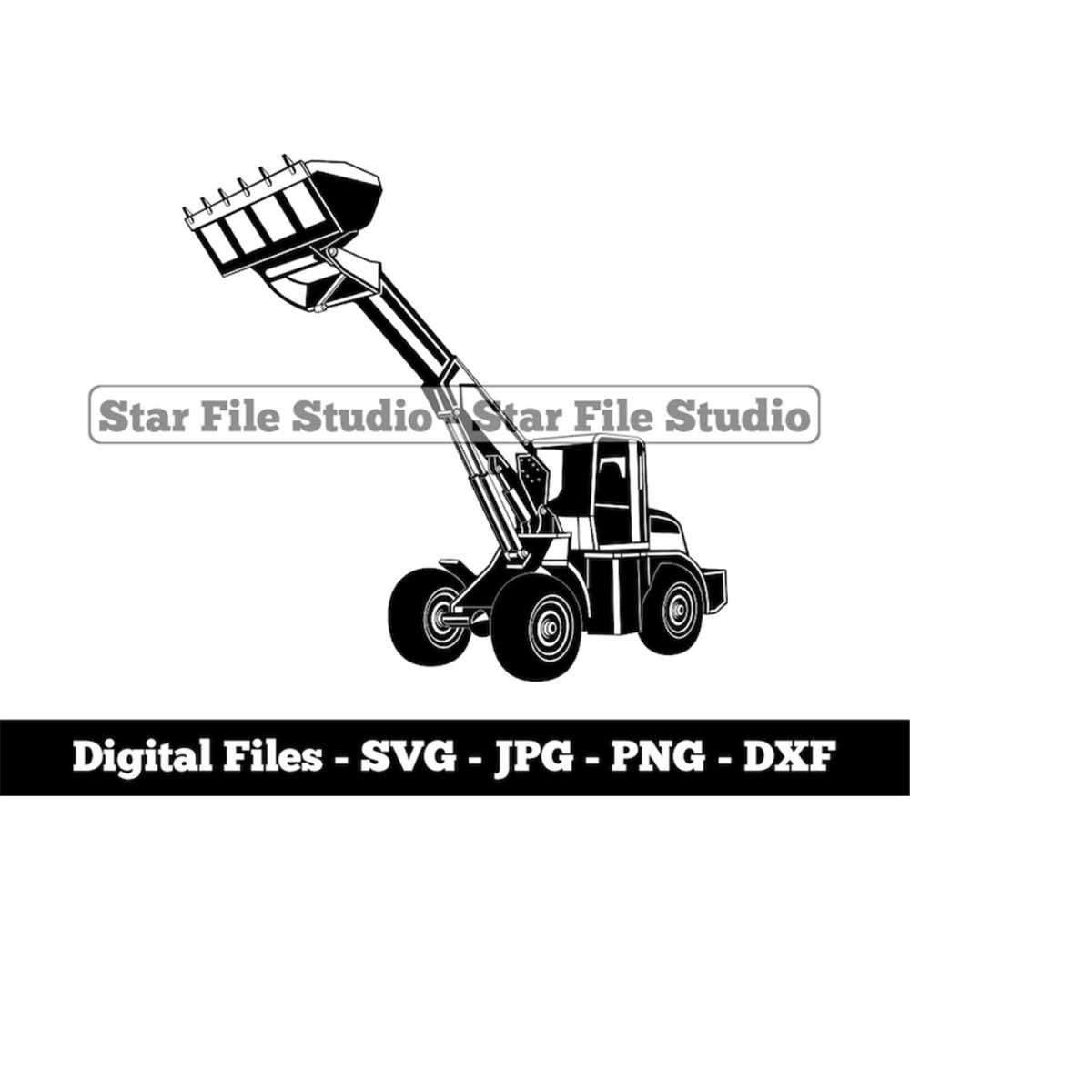 Telescopic Wheel Loader 4 Svg, Loader Svg, Heavy Equipment S - Inspire ...