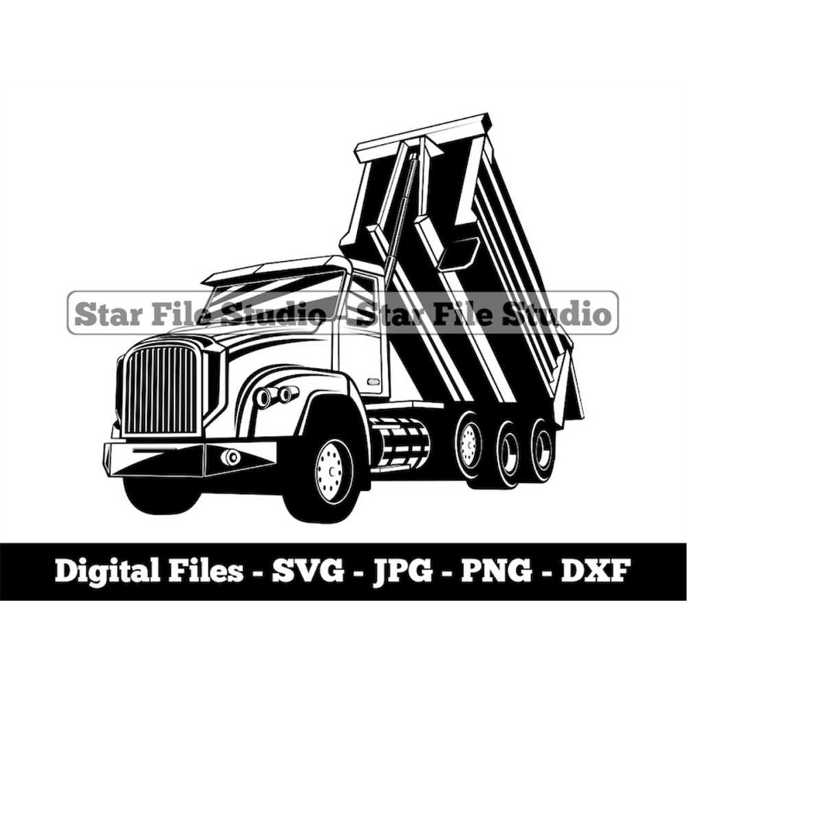 Dump Truck 5 Svg, Truck Svg, Trucker Svg, Trucking Svg, Dump | Inspire ...