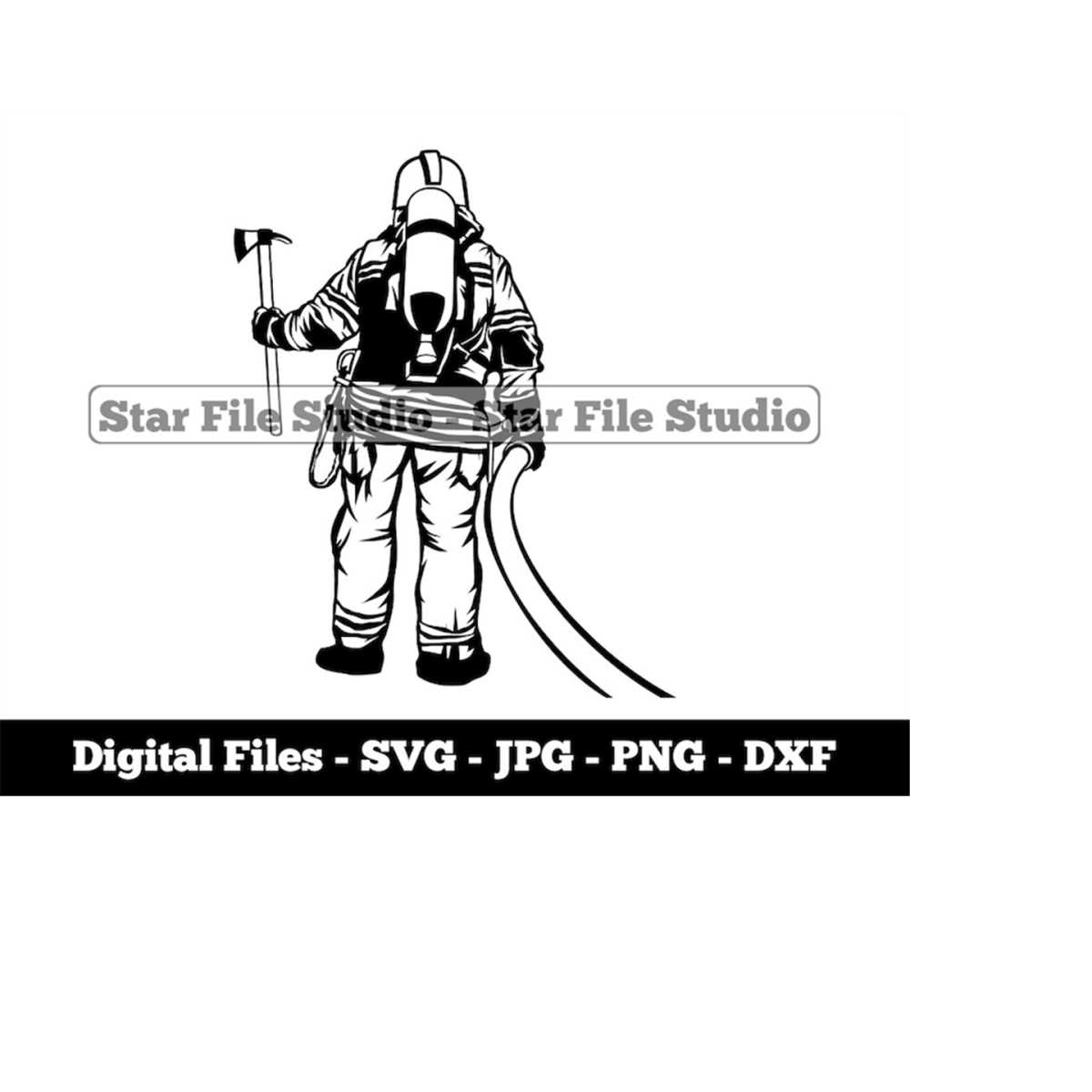 Firefighter 10 Svg, Firefighter Svg, Fireman Svg, Firefighte - Inspire ...