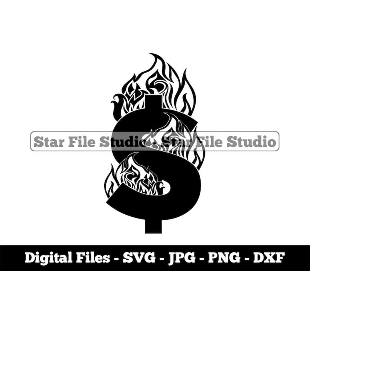 Burning Dollar Svg, Dollar Svg, Currency Svg, Money Svg, Dol | Inspire ...