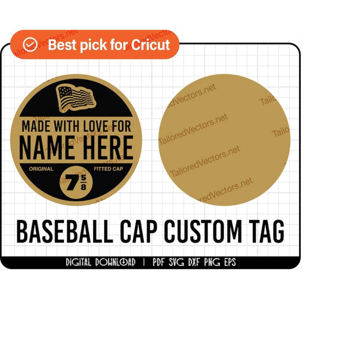 Baseball cap tag svg, baseball sticker svg template, pdf pri | Inspire ...