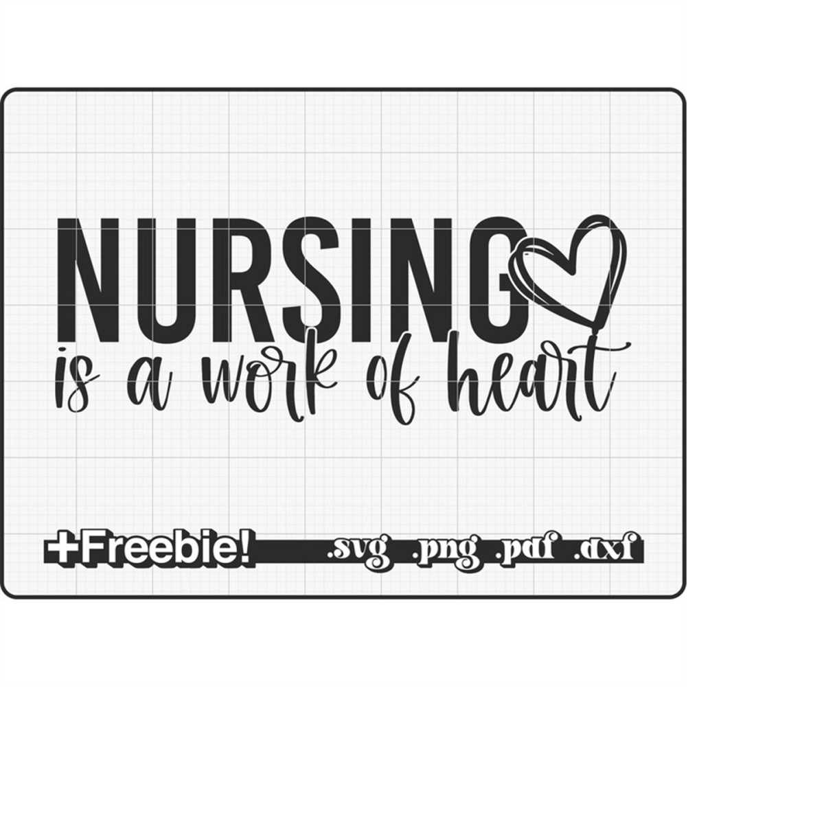 Nurse Svg, Nurse Heart Stethoscope Svg, Hand Drawn Svg, rn s | Inspire ...