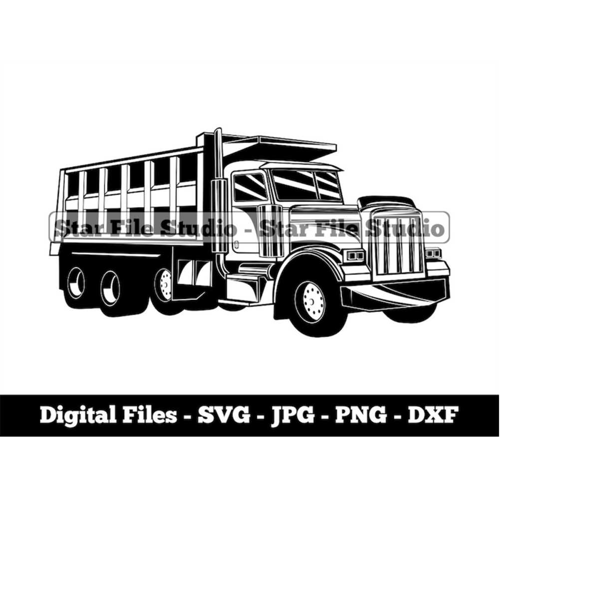 Dump Truck 9 Svg, Truck Svg, Trucker Svg, Trucking Svg, Dump - Inspire ...