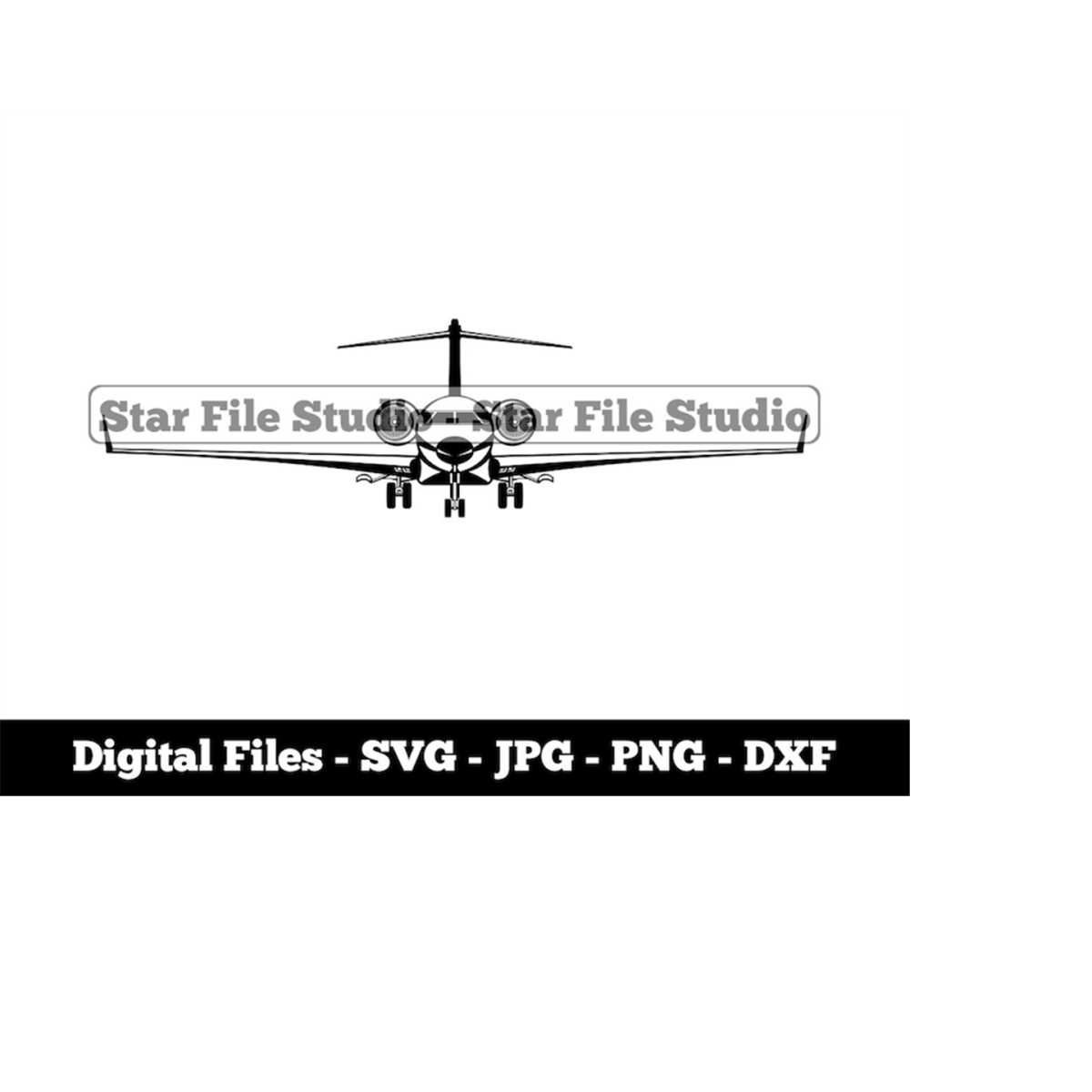 Private Jet 7 Svg, Business Jet Svg, Aircraft Svg, Private J - Inspire ...
