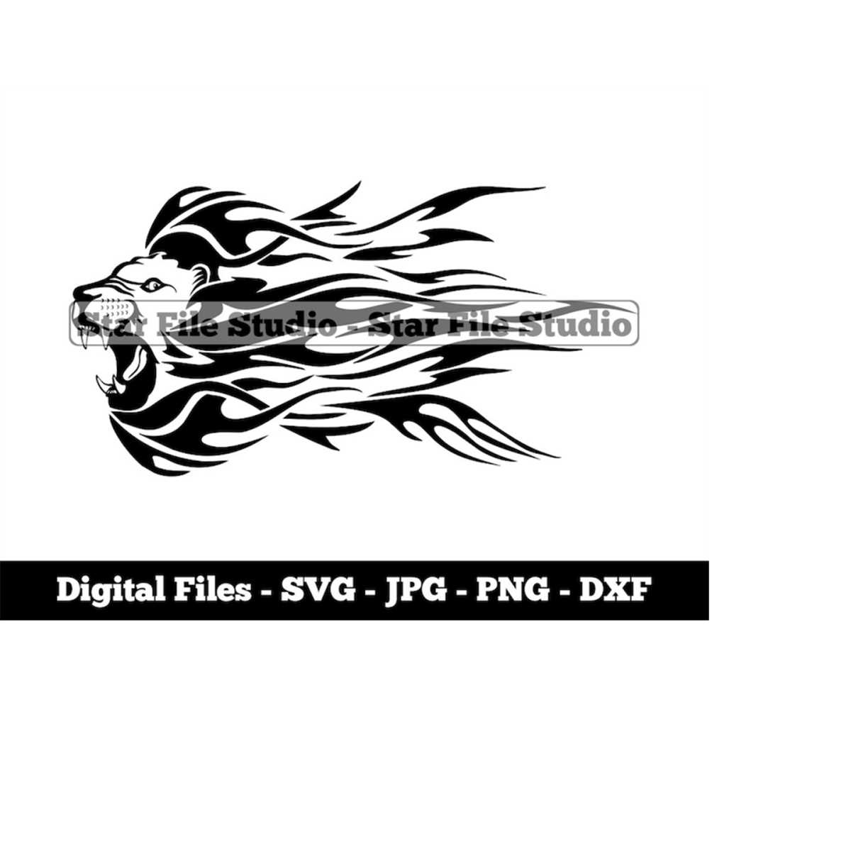 Flaming Lion Svg, Lion Svg, Lion Logo Svg, Lion Png, Lion Jp - Inspire ...