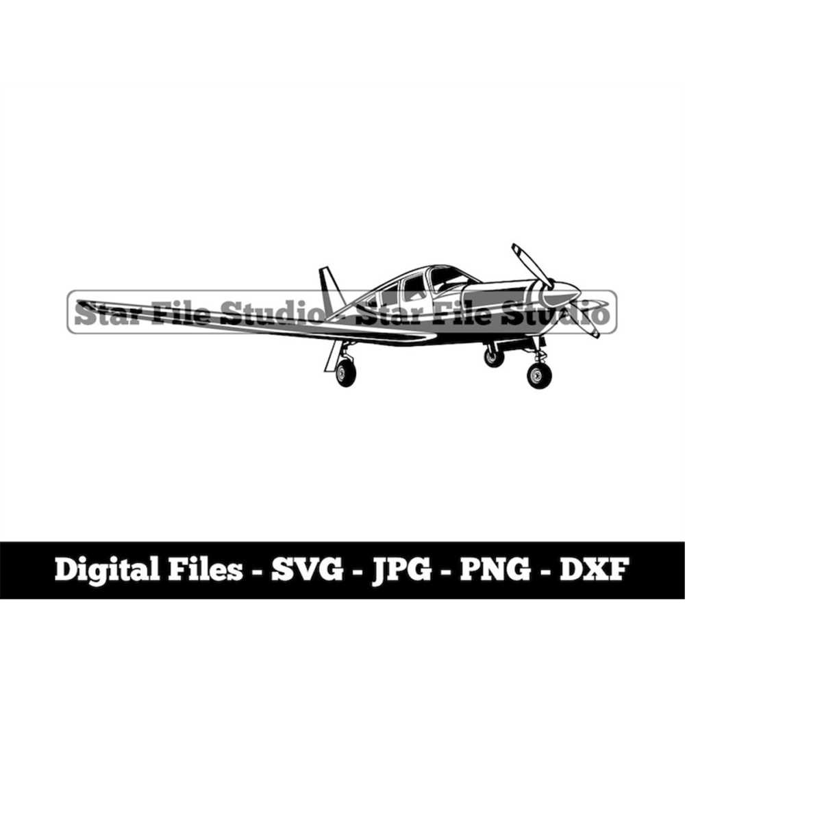 Propeller Airplane Svg, Airplane Svg, Aircraft Svg, Airplane - Inspire ...