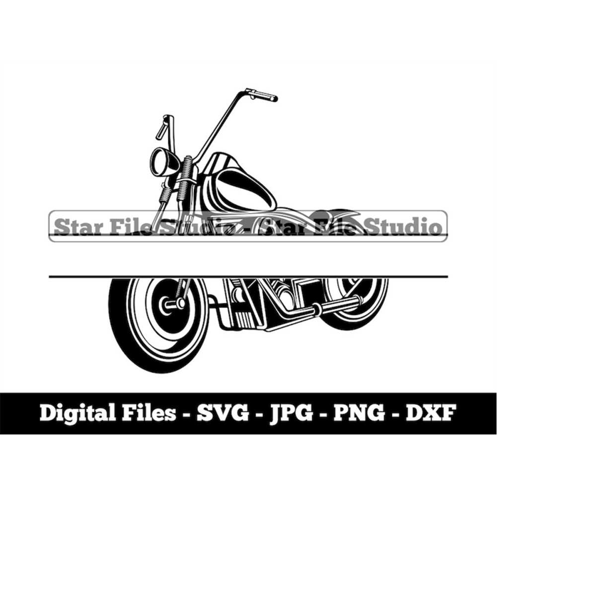 Motorcycle Split Monogram Svg, Motorcycle Svg, Motorbike Svg - Inspire ...