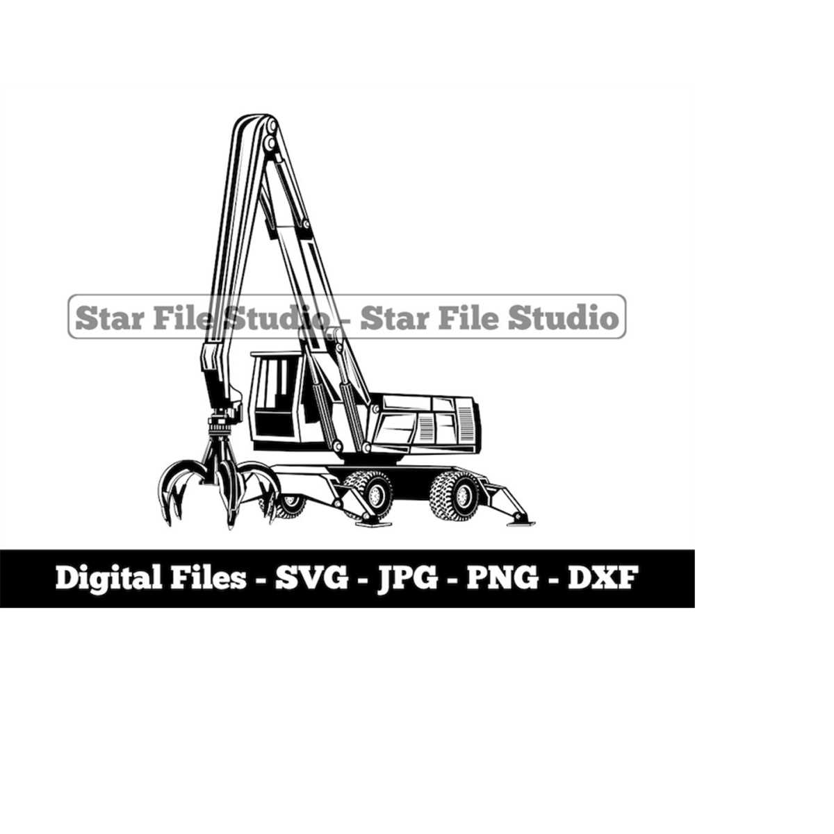 Scrap Loader Svg, Junkyard Svg, Scrapyard Svg, Heavy Equipme - Inspire ...