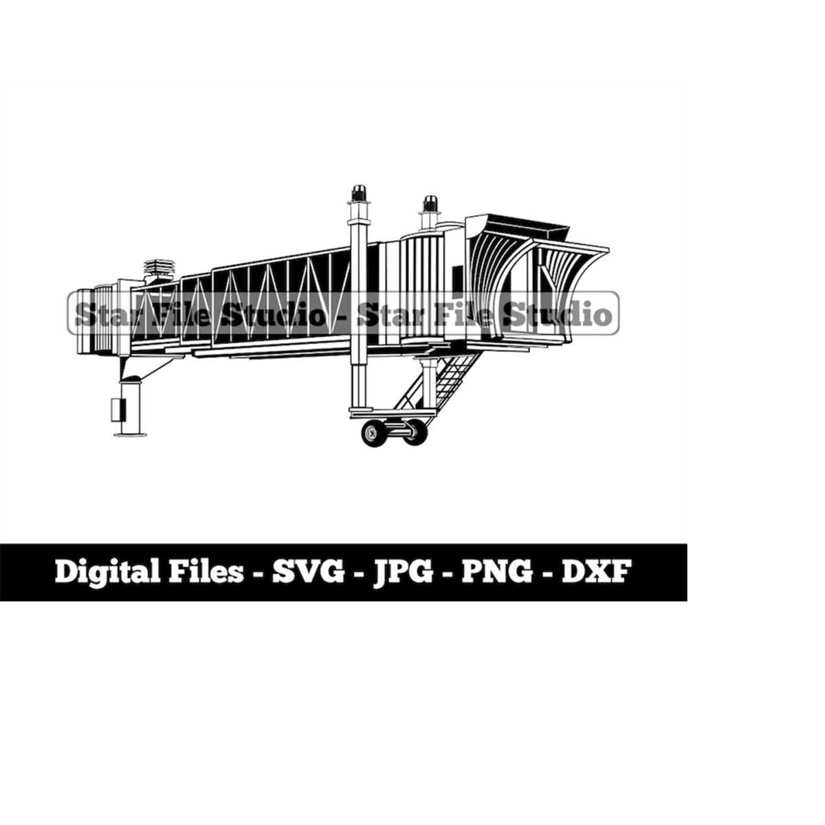 Passenger Boarding Bridge Svg, Airport Svg, Air Travel Svg, - Inspire ...