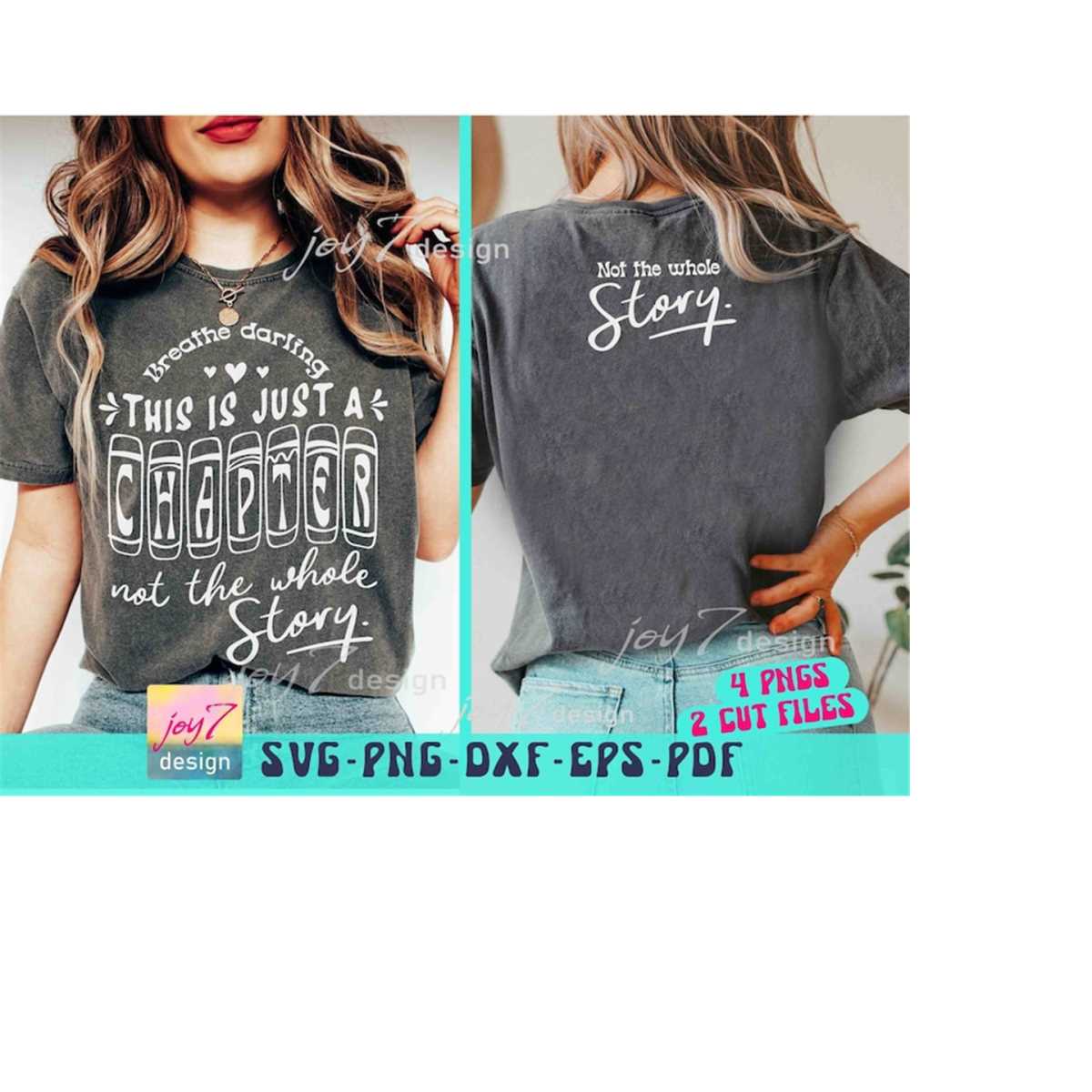 This Is Just A Chapter Not The Whole Story SVG PNG Positive | Inspire ...