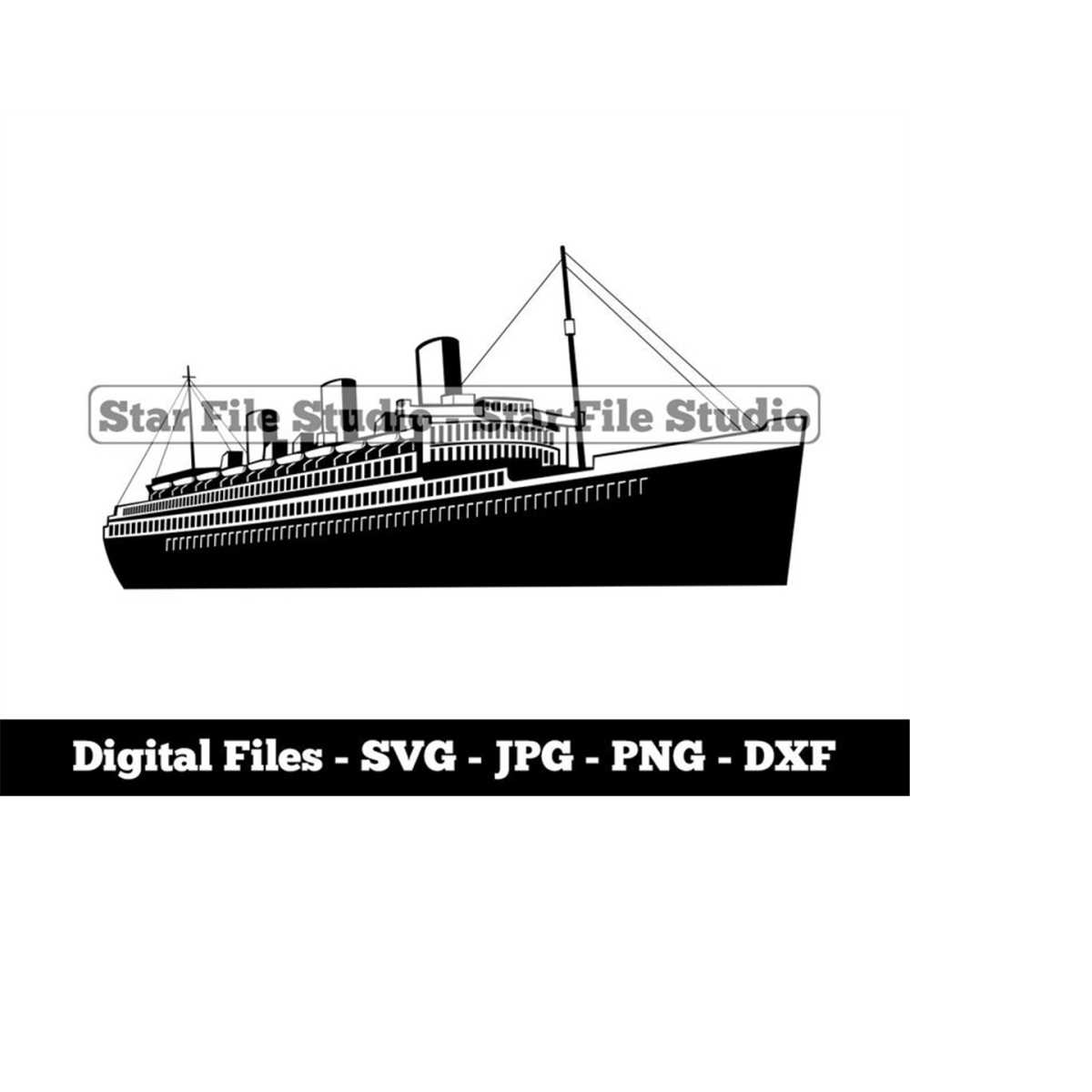 Ocean Liner Svg, Ship Svg, Passenger Ship Svg, Ship Png, Shi - Inspire ...