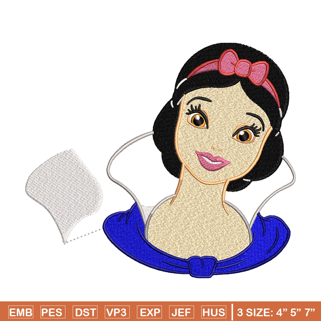 Snow white embroidery design, Disney embroidery, Emb design, - Inspire ...