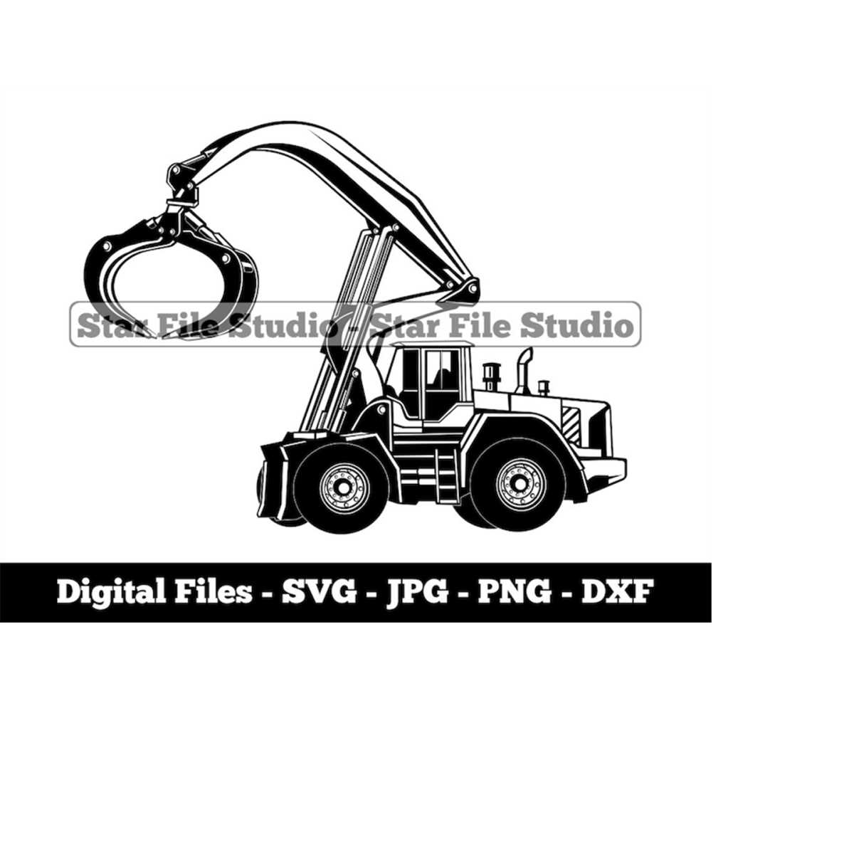 High Lift Wheel Loader Svg, Wheel Loader Svg, Heavy Equipmen | Inspire ...