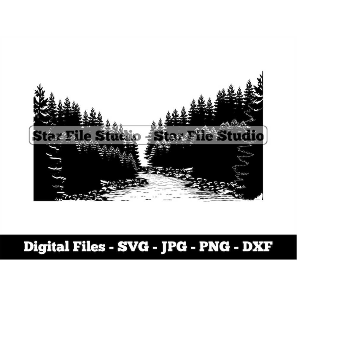 Forest River 2 Svg, Park Svg, River Svg, Woods Svg, Forest R - Inspire ...