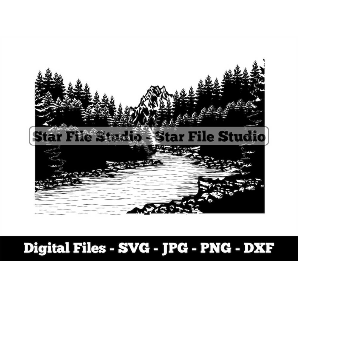 Forest River 4 Svg, Park Svg, River Svg, Woods Svg, Forest R - Inspire ...