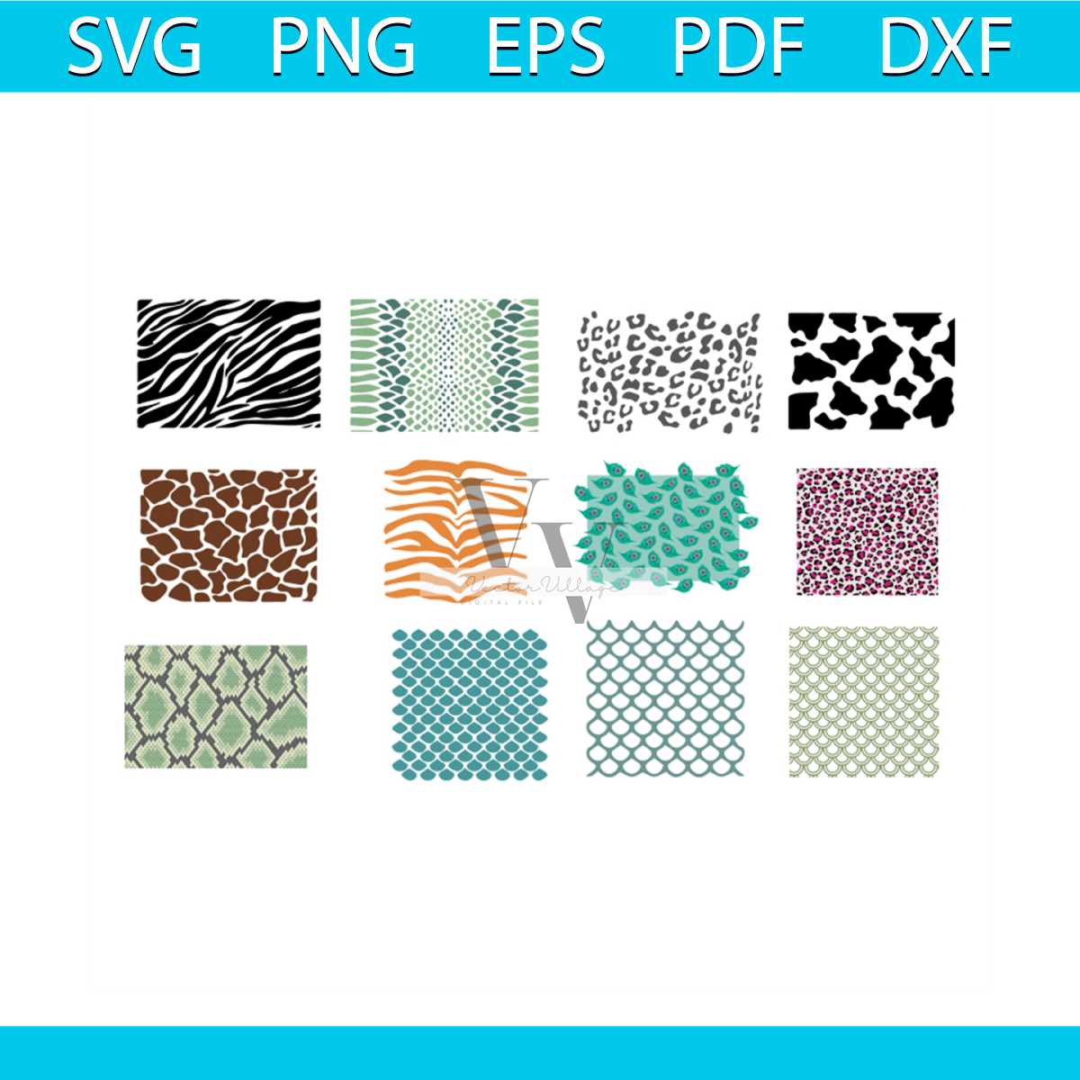 Animal Print Svg, Animal Svg, Leopard Print Svg, Zebra Print - Inspire ...
