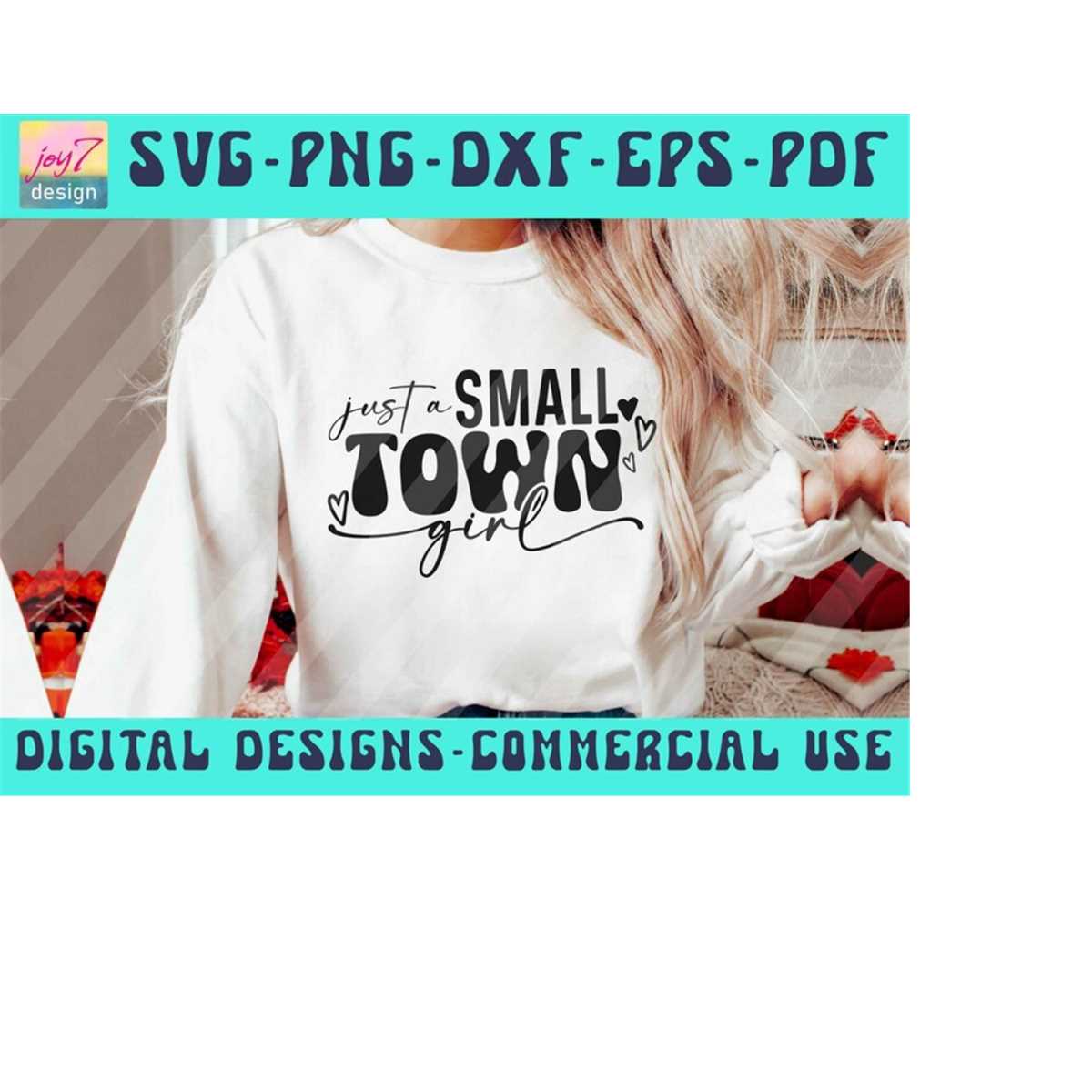 Small Town Girl SVG PNG, Country Girl Svg, Southern Girl Svg | Inspire ...