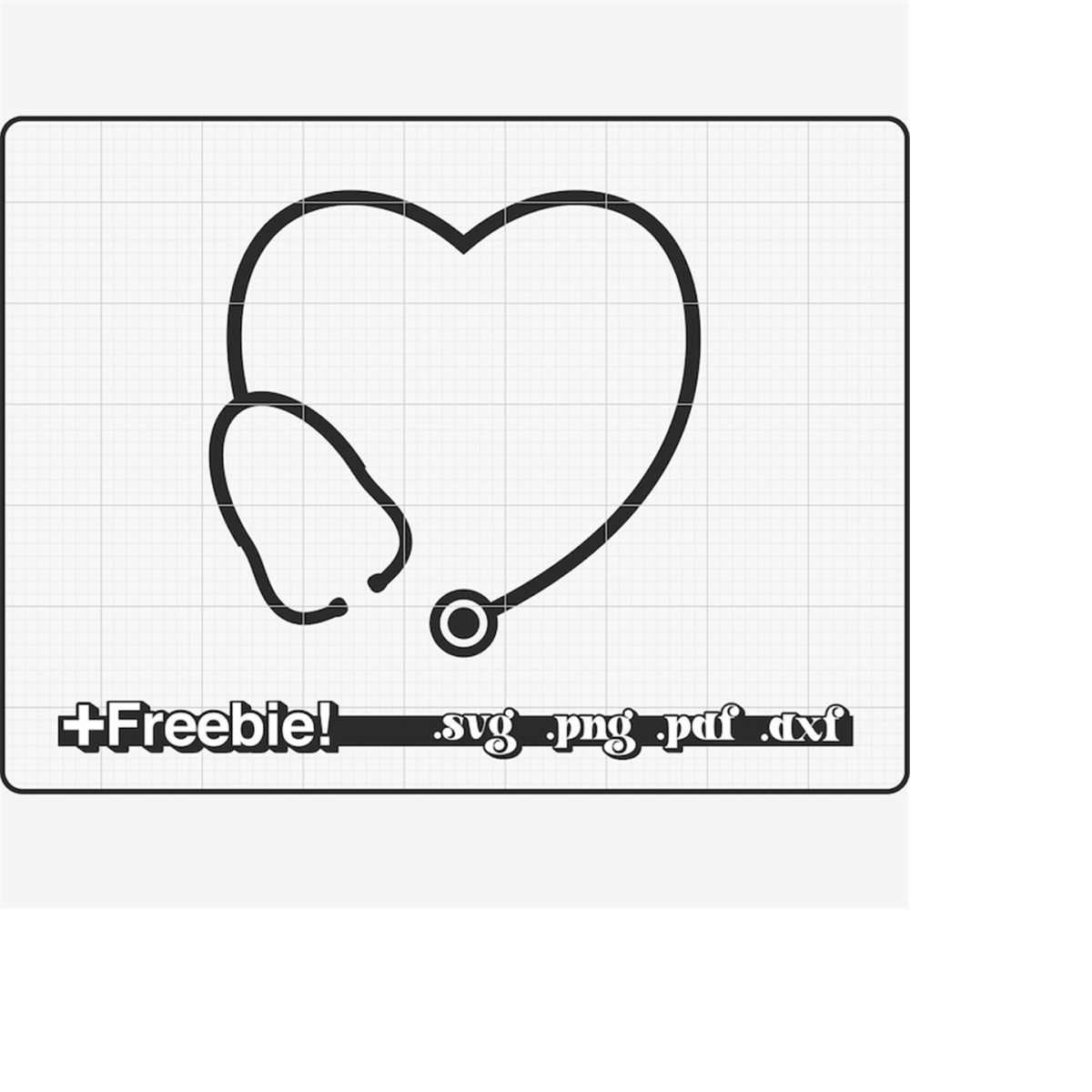 Stethoscope Svg, Heartbeat, Stethoscope Cut File, Doctor Svg | Inspire ...