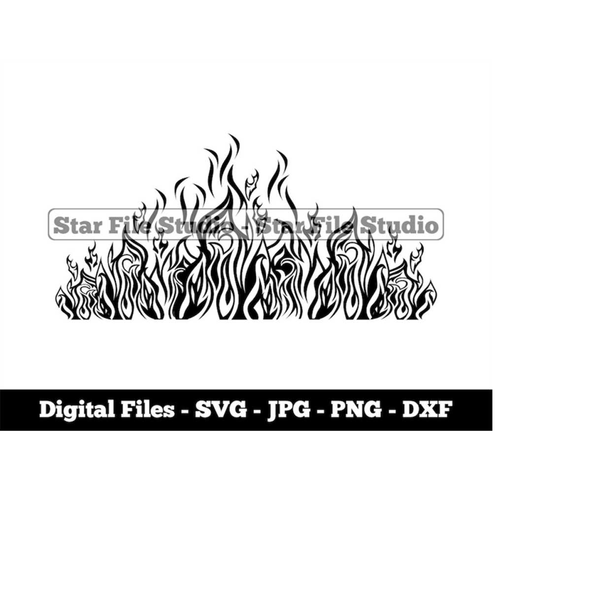 Flame 4 Svg, Fire Svg, Burning Svg, Flaming Svg, Flame Files - Inspire ...