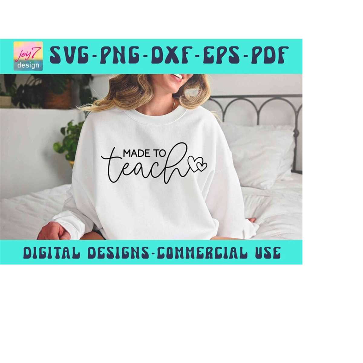 Made To Teach SVG PNG Png, Teacher Appreciation Svg, Teacher | Inspire ...