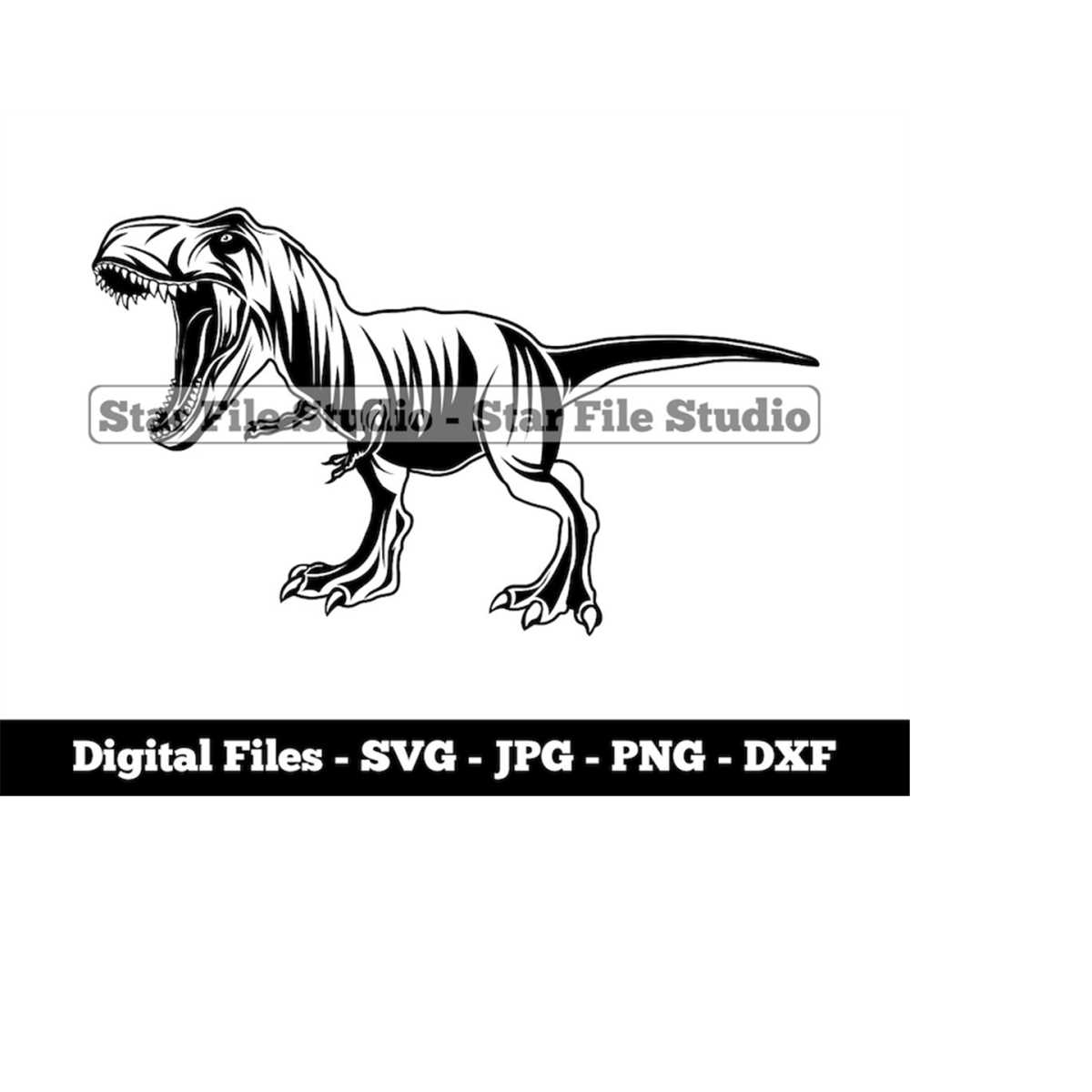 T-rex 5 Svg, T-rex Svg, Trex Svg, Tyranosaurus Rex Svg, T-re - Inspire ...