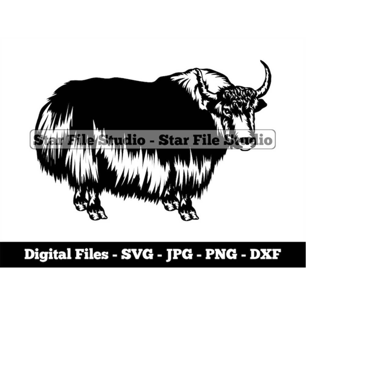 Yak 2 Svg, Yak Svg, Cattle Svg, Yak Png, Yak Jpg, Yak Files, - Inspire Uplift