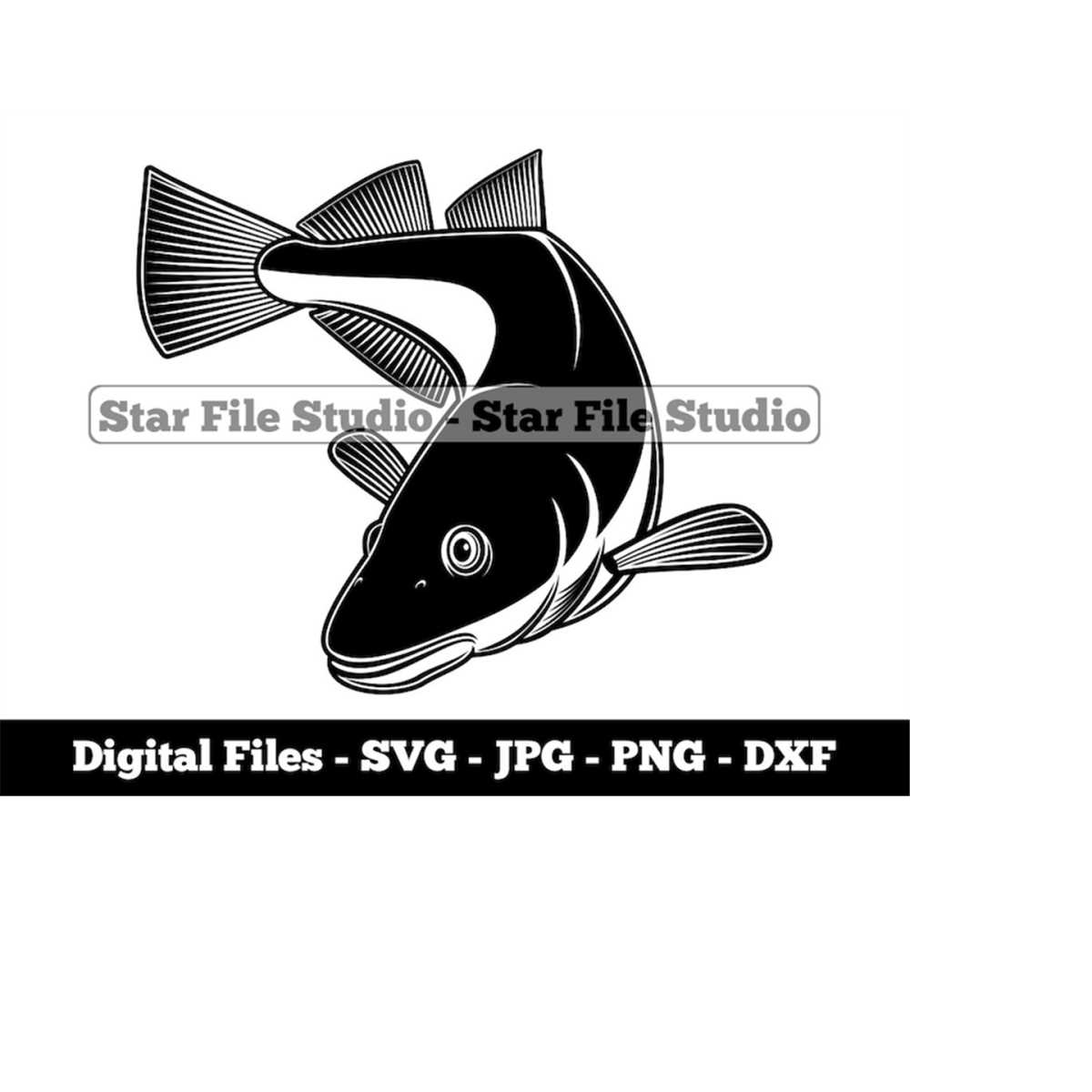 Cod Svg, Cod Fish Svg, Fishing Svg, Fish Svg, Cod Png, Cod J - Inspire ...