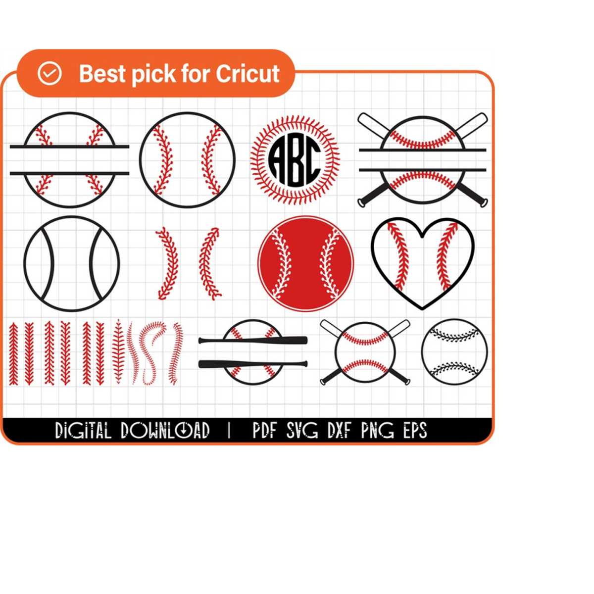 Baseball SVG,Baseball SVG Cut files,Baseball monogram for Si | Inspire ...