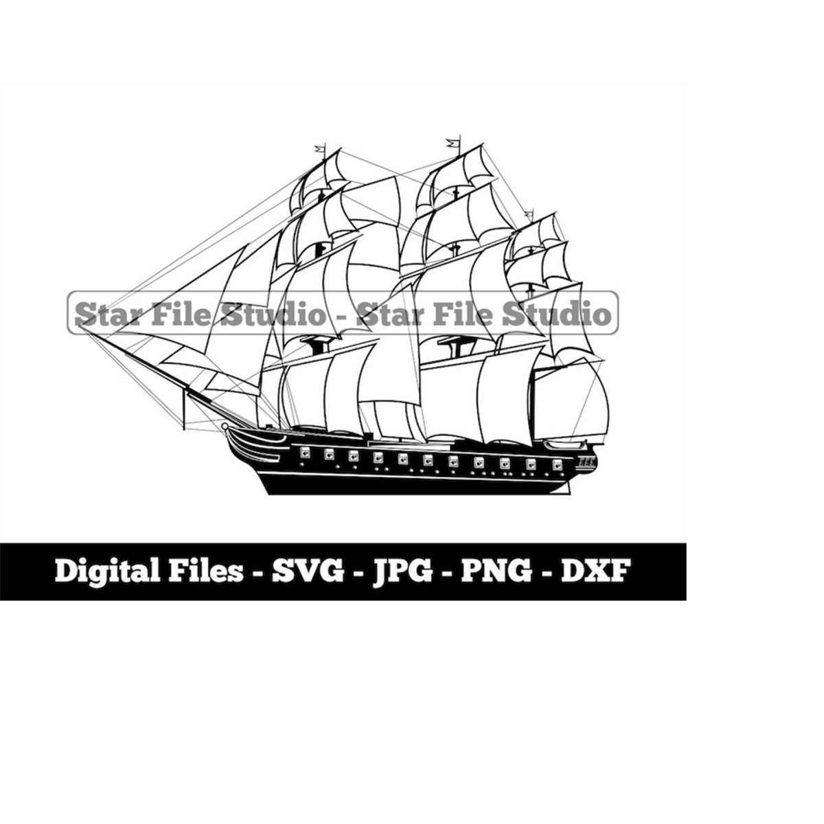 Pirate Ship Svg, Pirate Svg, Ship Svg, Pirate Ship Png, Pira - Inspire ...