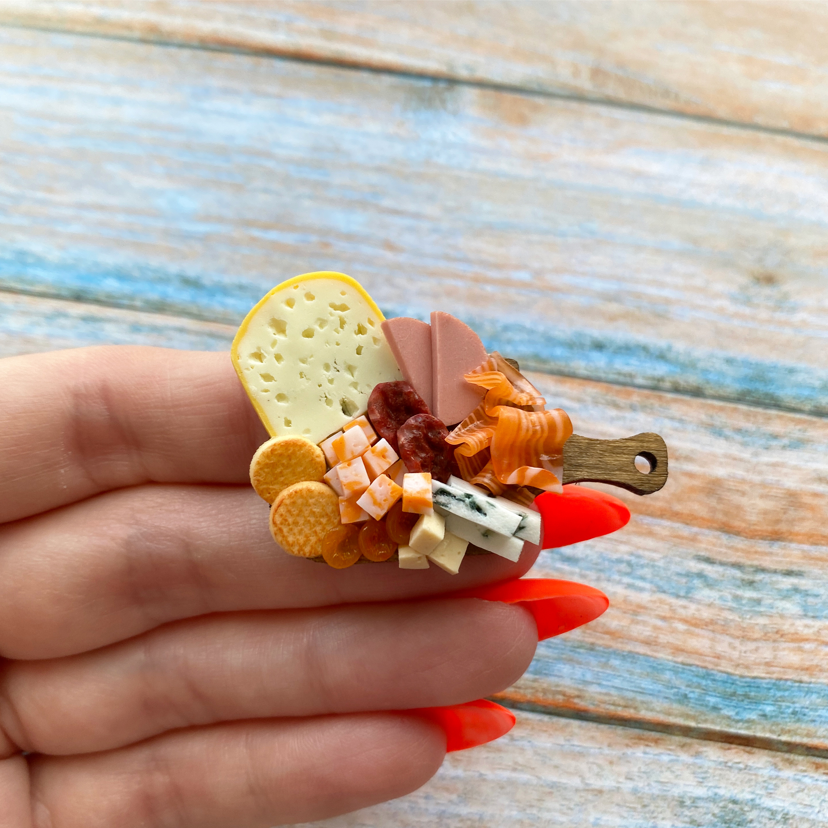 Magnet Miniature Charcuterie Cheese Board DollHouse | Inspire Uplift