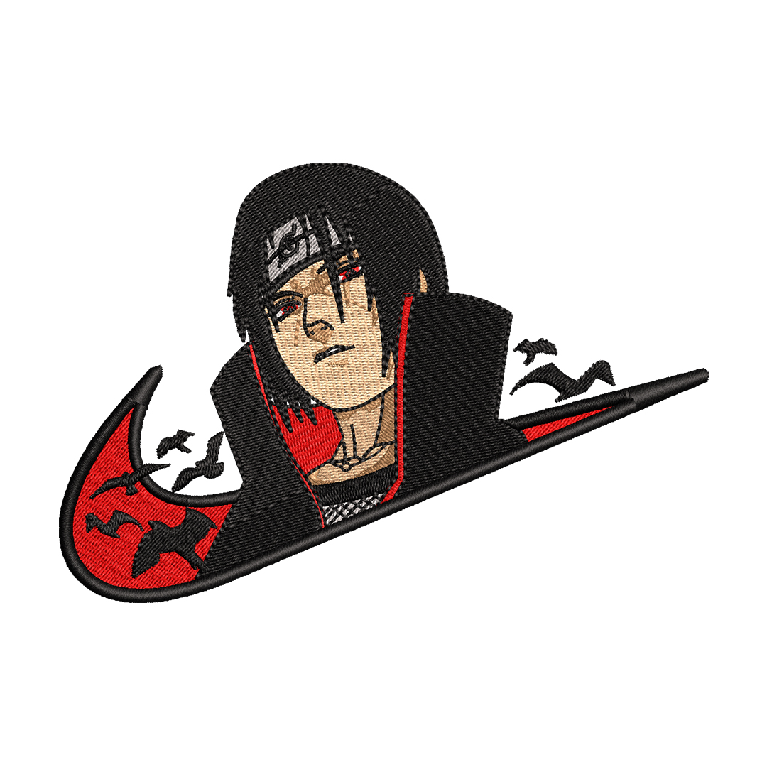 Nike x Itachi V2 embroidery design, Naruto embroidery, Nike | Inspire Uplift