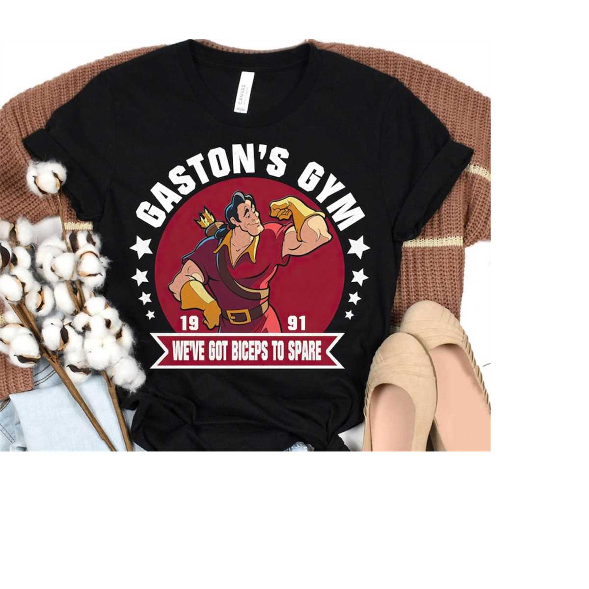 Disney Beauty and The Beast Gaston's Gym We've Got Biceps To | Inspire ...