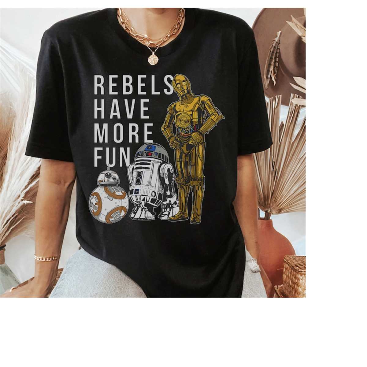 Star Wars Last Jedi Droids Rebels Have More Fun Shirt, Disne | Inspire ...