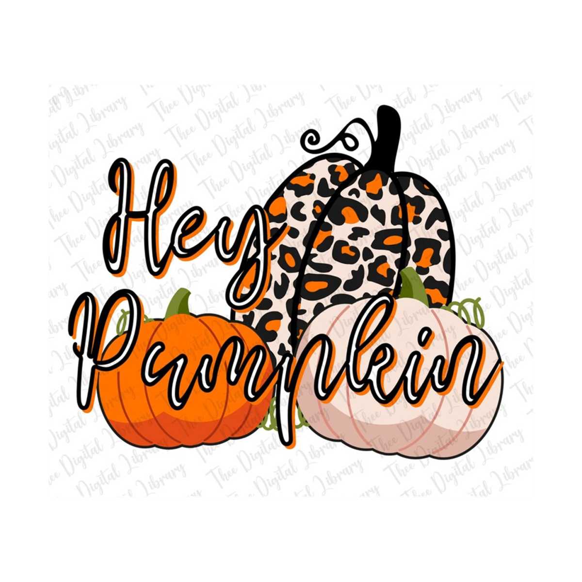 Hey Pumpkin PNG, Clipart for Fall, Hand Drawn Line Font with | Inspire ...