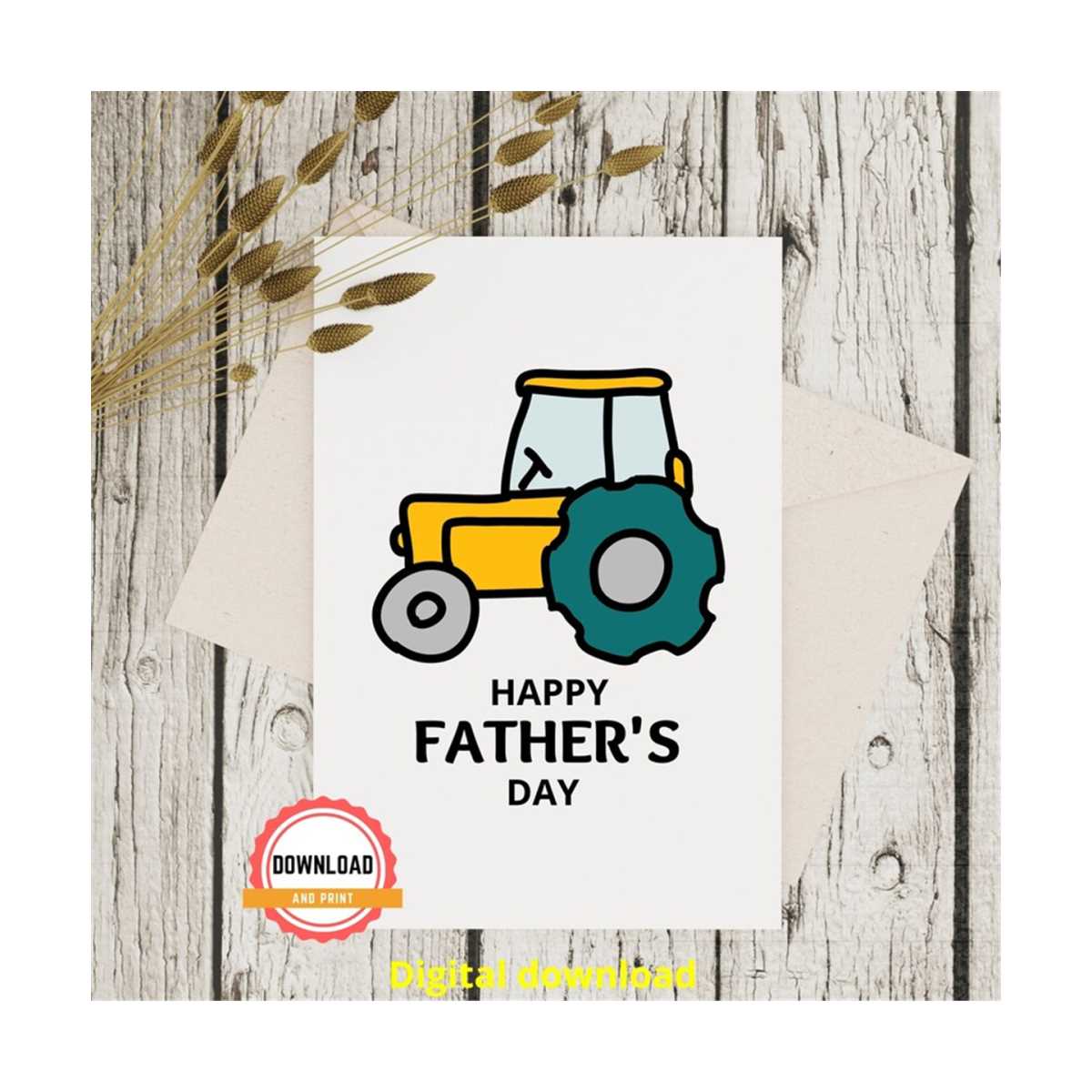 Funny Fathers Day| Happy Fathers Day | Birthday card | Farm | Inspire ...