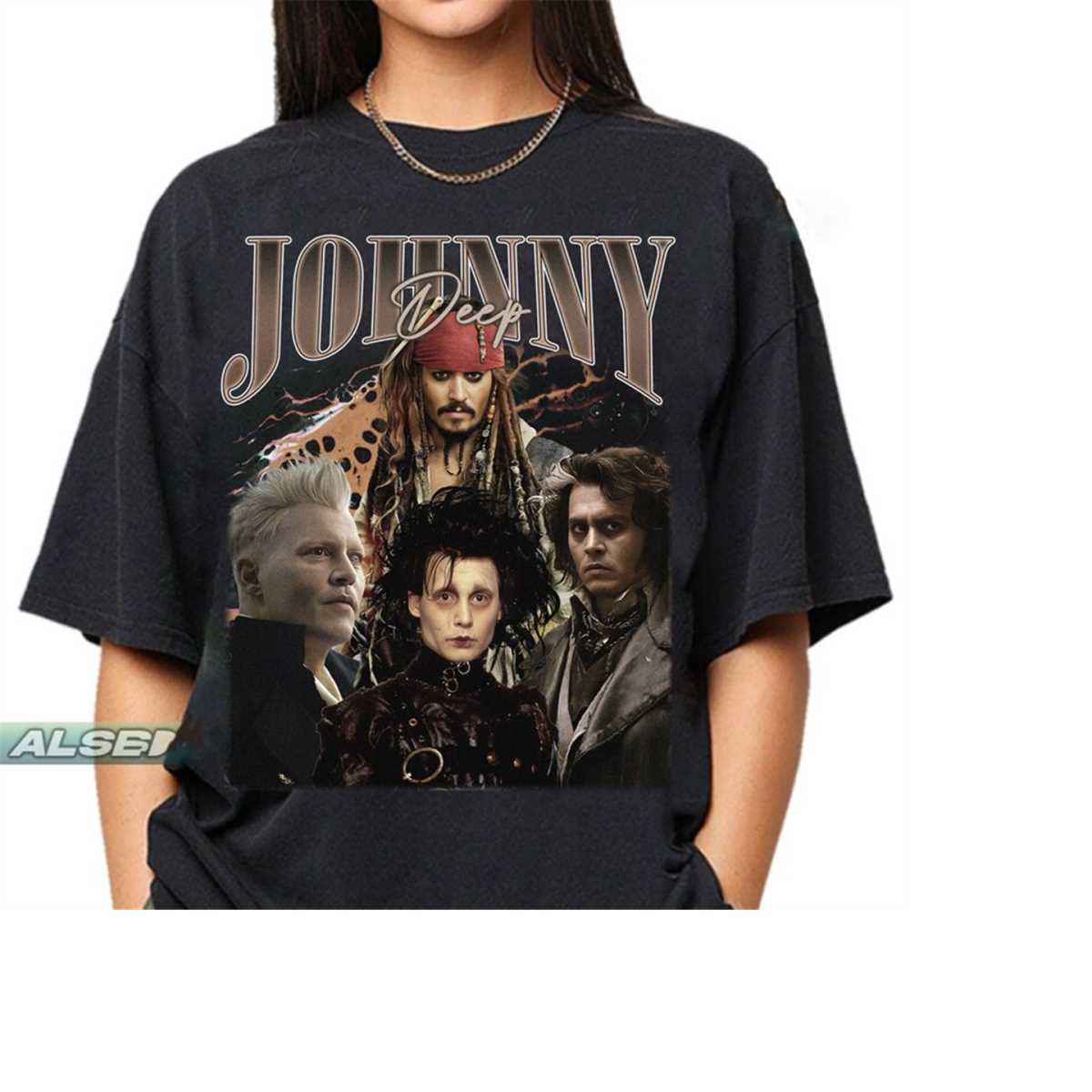 JOHNNY DEPP Shirt, Pirate Johnny Depp Homage shirt, Johnny D - Inspire ...