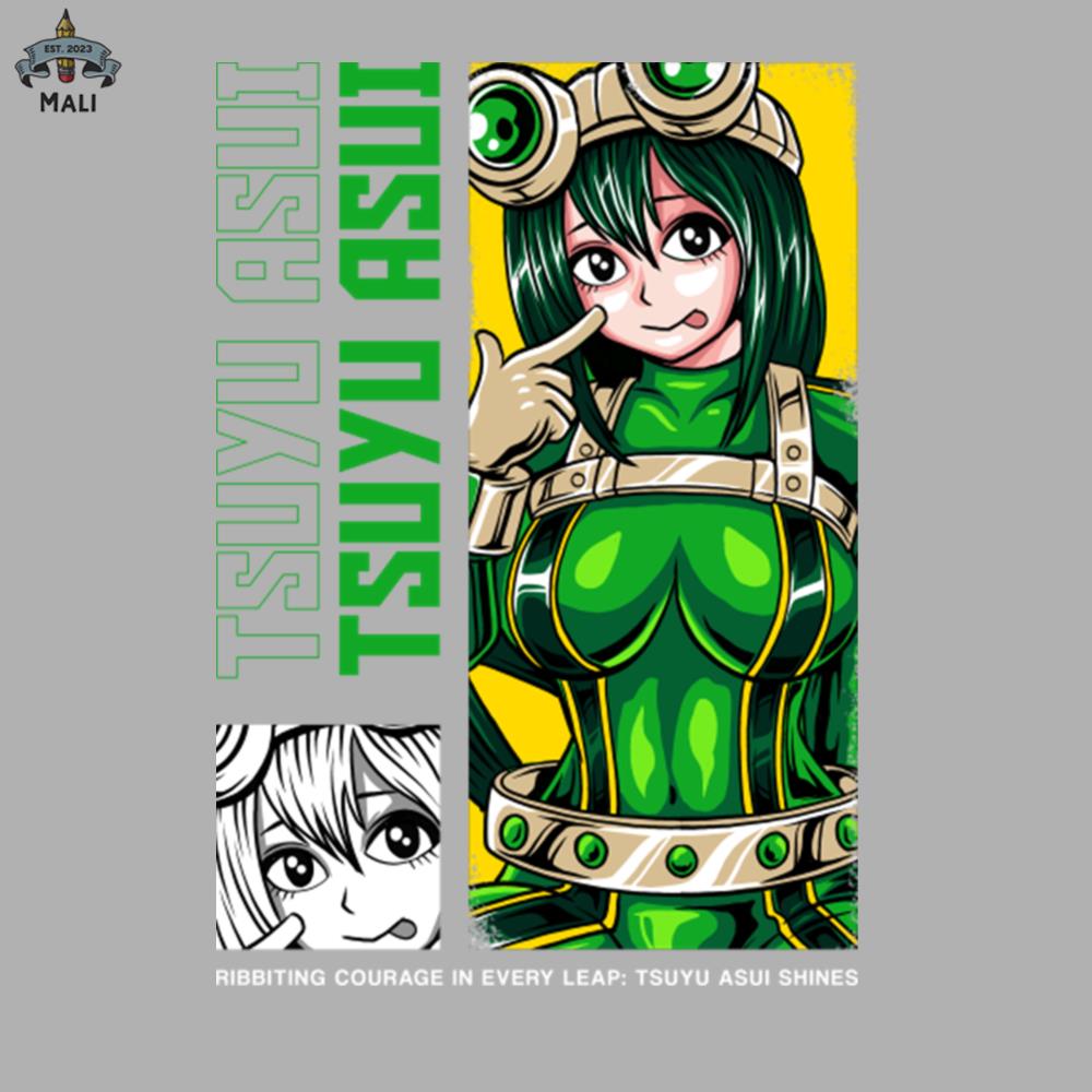 Tsuyu Asui My Hero Academia Sublimation PNG Download | Inspire Uplift