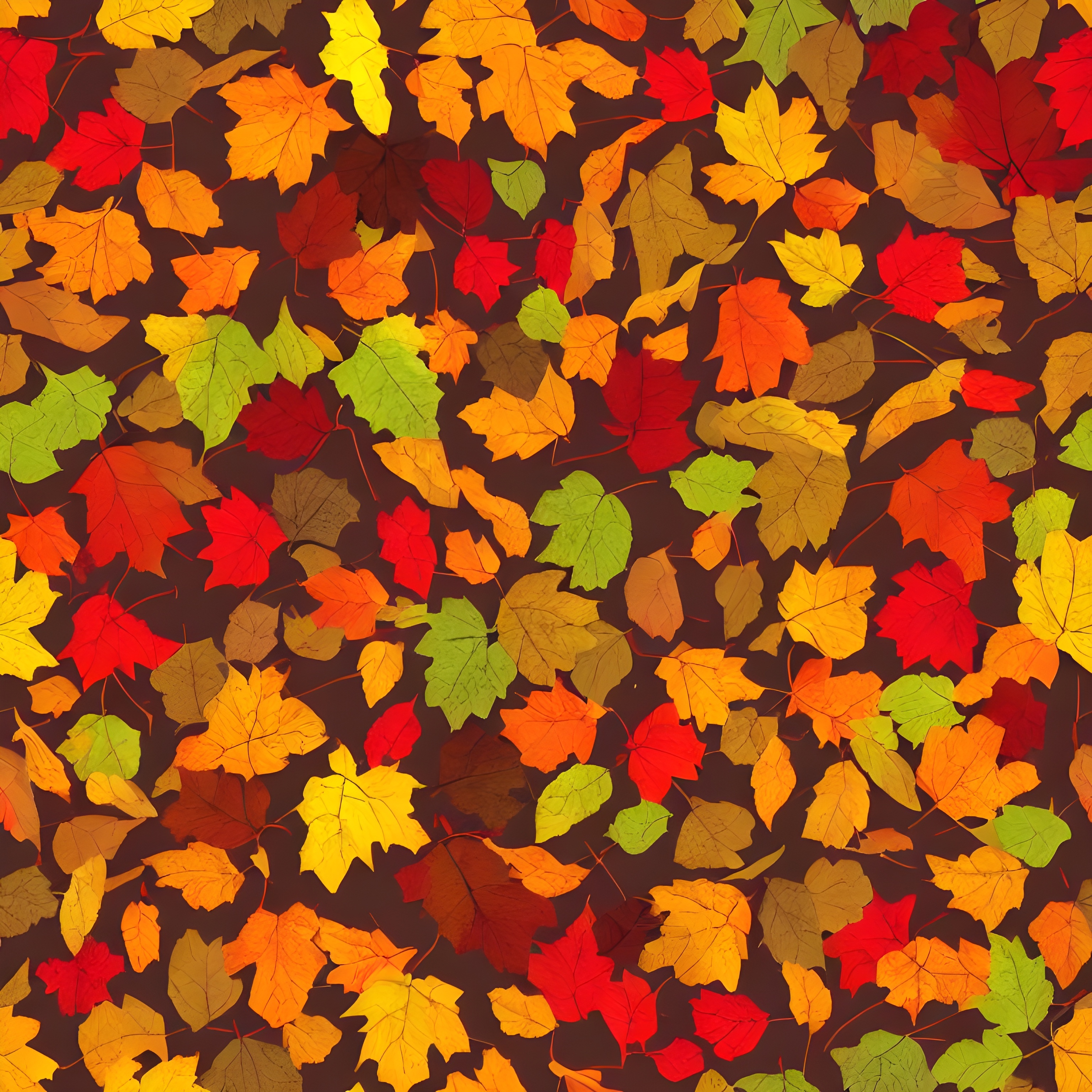 Autumn Theme 11 Digital Seamless Pattern, Illustration | Inspire Uplift