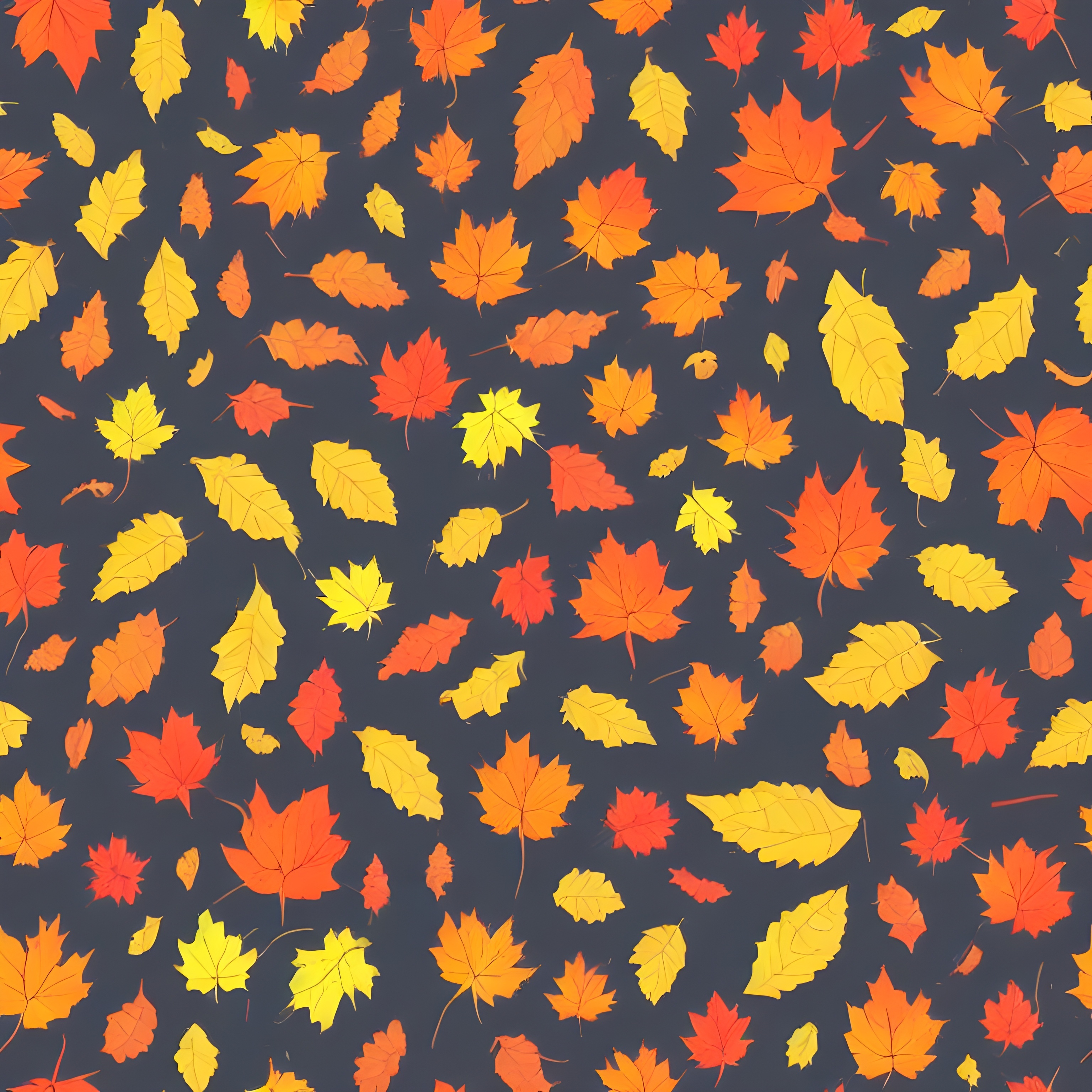 Autumn Theme 14 Digital Seamless Pattern, Illustration | Inspire Uplift